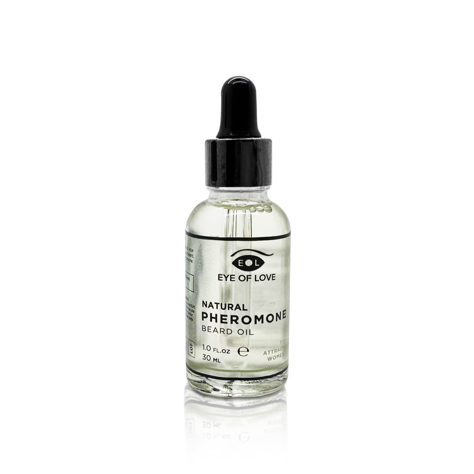 Eye of Love natural pheromone BEARD OIL to attract men and women. Enhance your seduction and romance while moistaruzing. 1 Fl Oz