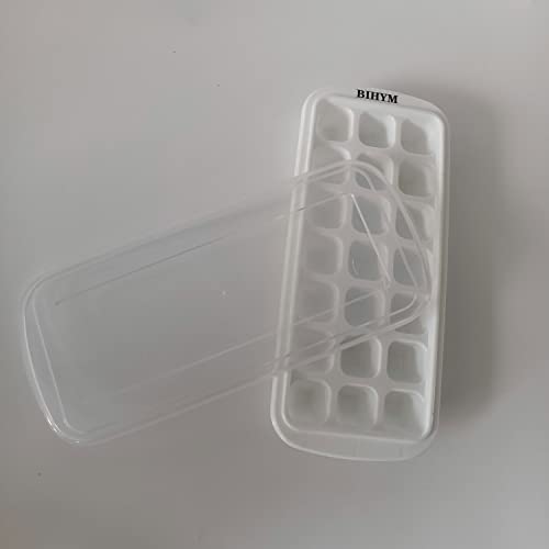 BIHYM Ice cube moulds,Ice Cube Trays with Lids Easy Release.