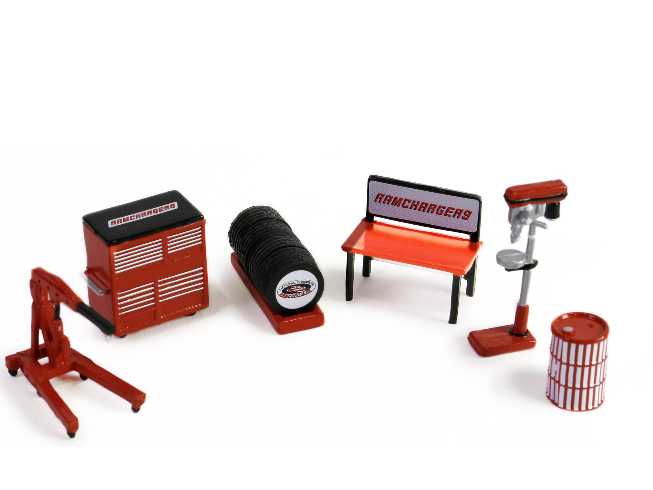 Collectibles 6 Piece Shop Tools Set Shop Tool Accessories Series 6 1/64 Models by Greenlight 16200C