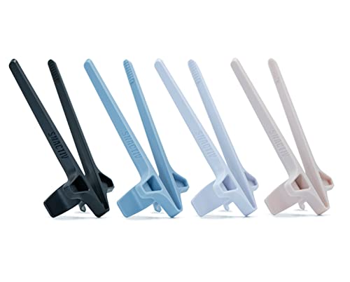 NEW - SNACTIV LITE - 4PC Bundle - All New Colors! - The Official Snacking Tool of The Future, As Seen On Shark Tank! Finger Chopsticks | Snack Chopsticks | Chopsticks For Gamers