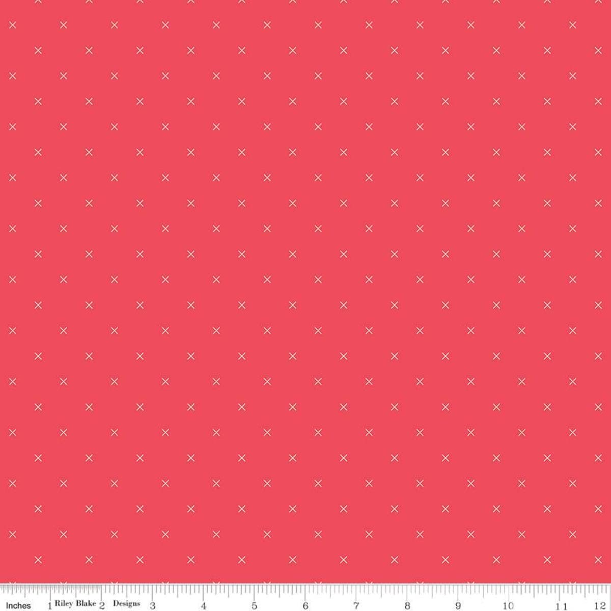 Bee Cross Stitch Fat Quarter Bundle (31 Pieces) by Lori Holt for Riley Blake 18 x 21 inches (45.72 cm x 53.34 cm) Fabric cuts DIY Quilt Fabric