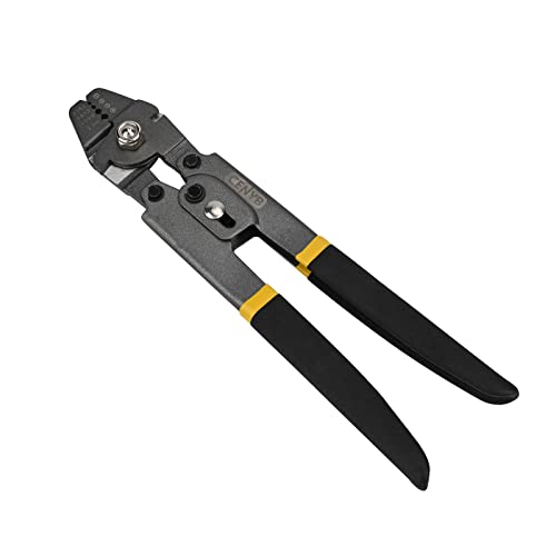 CENYB Up To 2.2mm(3/64 1/16 5/64 Inch) Teflon Coating Anti-Rust and Anti-Corrosion Wire Rope Crimper Fishing Crimping Tool