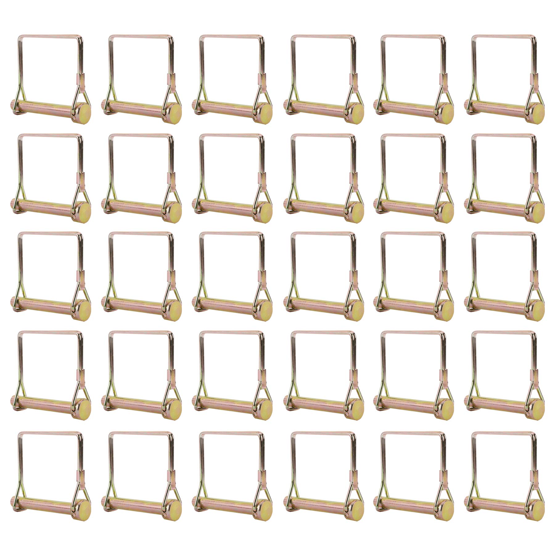 AuInn 5/16 Inch x 2-1/4 Inch Shaft Locking Pin Wire Lock Pin Tractor Hitch Pin (30)