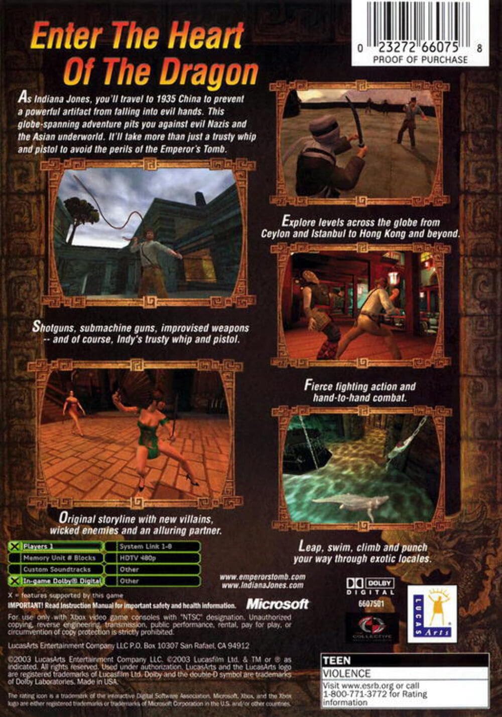 Indiana Jones and the Emperor's Tomb - Xbox