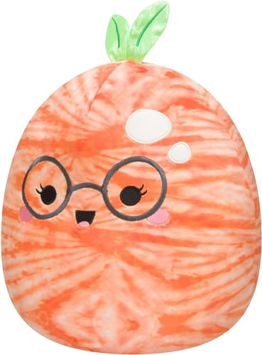 Squishmallows Original 14-Inch Judy Orange Tie-Dye Tangerine with Glasses - Large Ultrasoft Official Jazwares Plush
