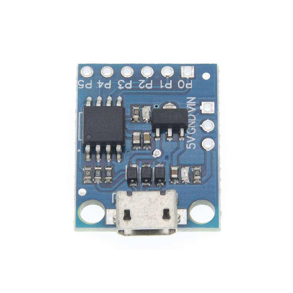 Blue/Black TINY85 Digispark Kickstarter Micro Development Board ATTINY85 Module for IIC I2C USB,Black-USB