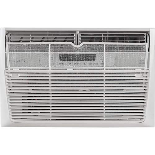 FRIGIDAIRE FFRE0833S1 8,000 BTU 115V Window-Mounted Mini-Compact Air Conditioner with Temperature-Sensing Remote Control