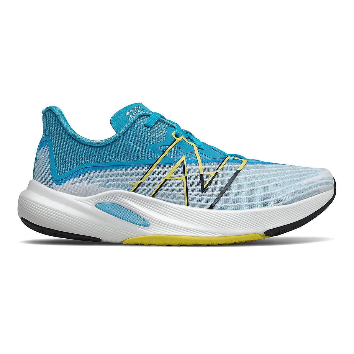 New Balance Women's FuelCell Rebel V2 Speed Running Shoe, White/Virtual Sky/Virtual Sky, 9