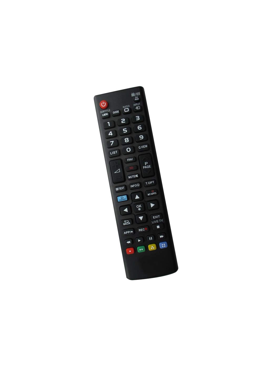 HCDZ Replacement Remote Control for LG 32LJ500B 24LJ4540-WU 32LJ550M 32LK540BPUA 4K UHD HDR Smart LED TV