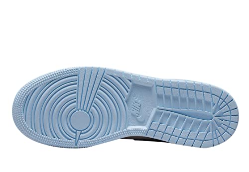 Nike Kids Air Jordan 1 Retro High OG GS Basketball Shoe, Ice Blue/Black Sail-white, 7 Big Kid