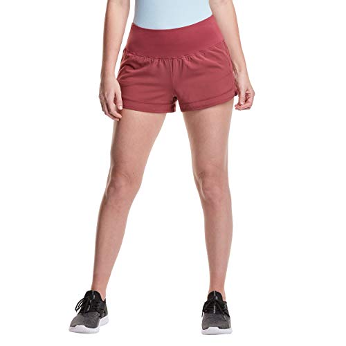 C9 Champion Women's 3.5" Knit Premium Running Shorts, Rock Brick Red, Large