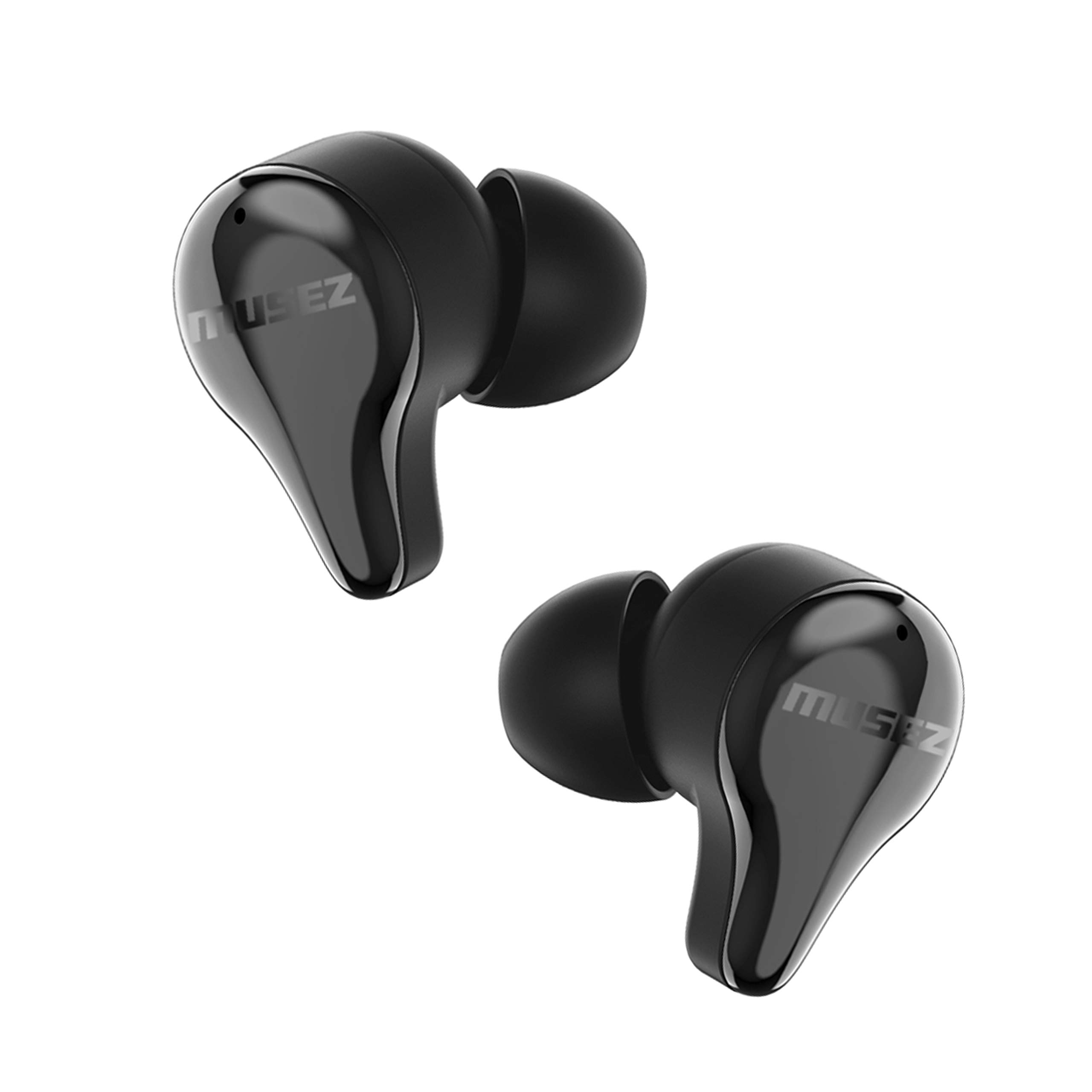 Bluetooth Earbuds Wireless, Bluetooth 5.0, TWS Microphone Hi-Fi Stereo Smart Touch Control, Sweat-Resistant for Workout (White) (White)
