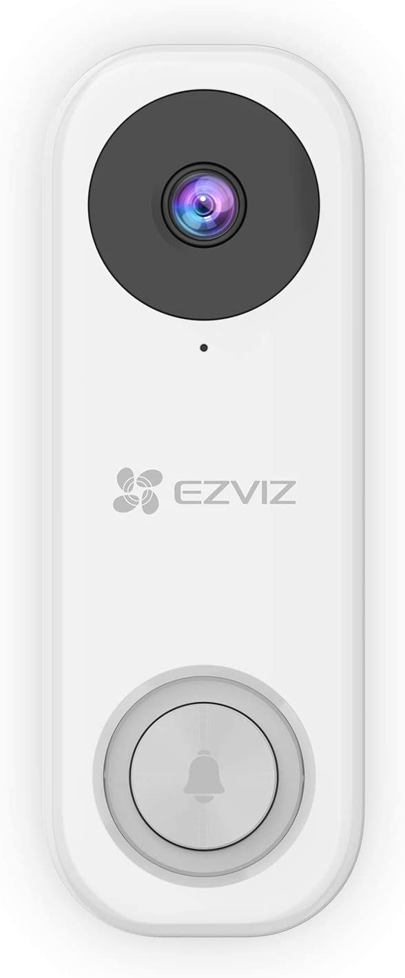EZVIZ Video Doorbell Camera, 2.4Ghz/5Ghz Wi-Fi 1080P Wired Security Camera with AI-Human Detection, 2-Way Talk, Existing Wiring Required | DB1C