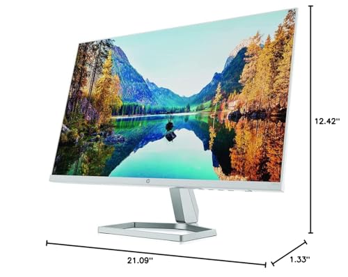HP 2D9K1AA#ABA M24fw 24 inch FHD PC Monitor with AMD FreeSync 2 Pack Bundle with 1 YR CPS Enhanced Protection Pack