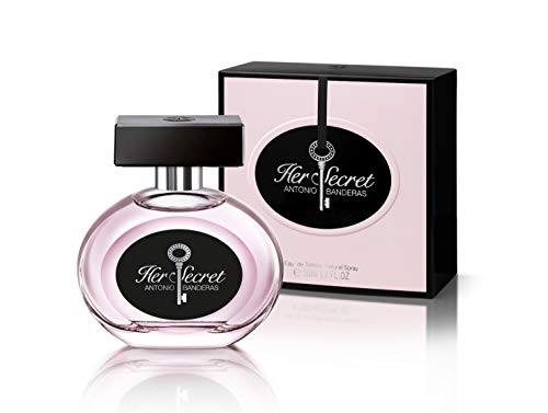 Antonio Banderas Her Secret Eau de Toilette Spray, 1.7 Ounce