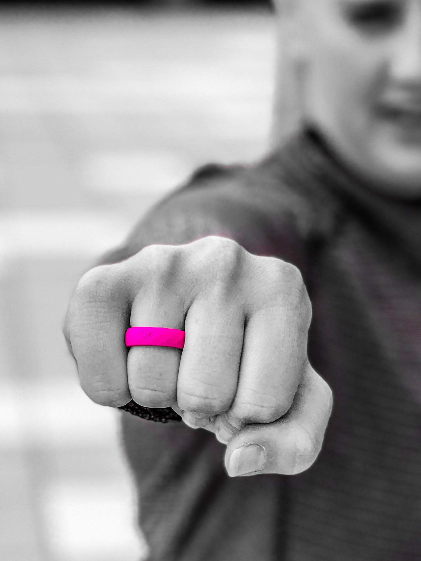 Be You Bands - Women's CTR Silicone Ring (Magenta, 5)
