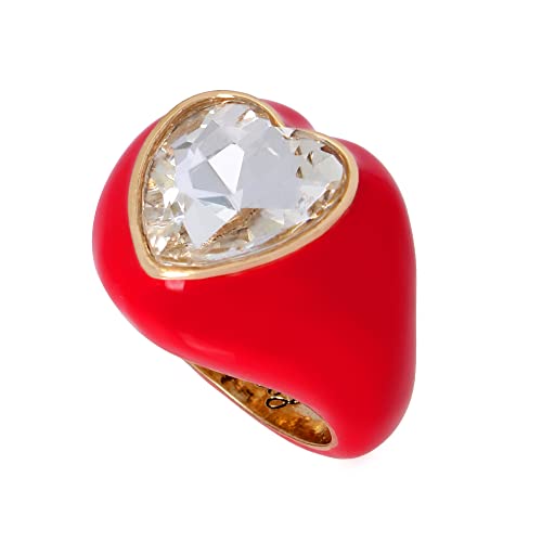Betsey Johnson Heart Cocktail Ring