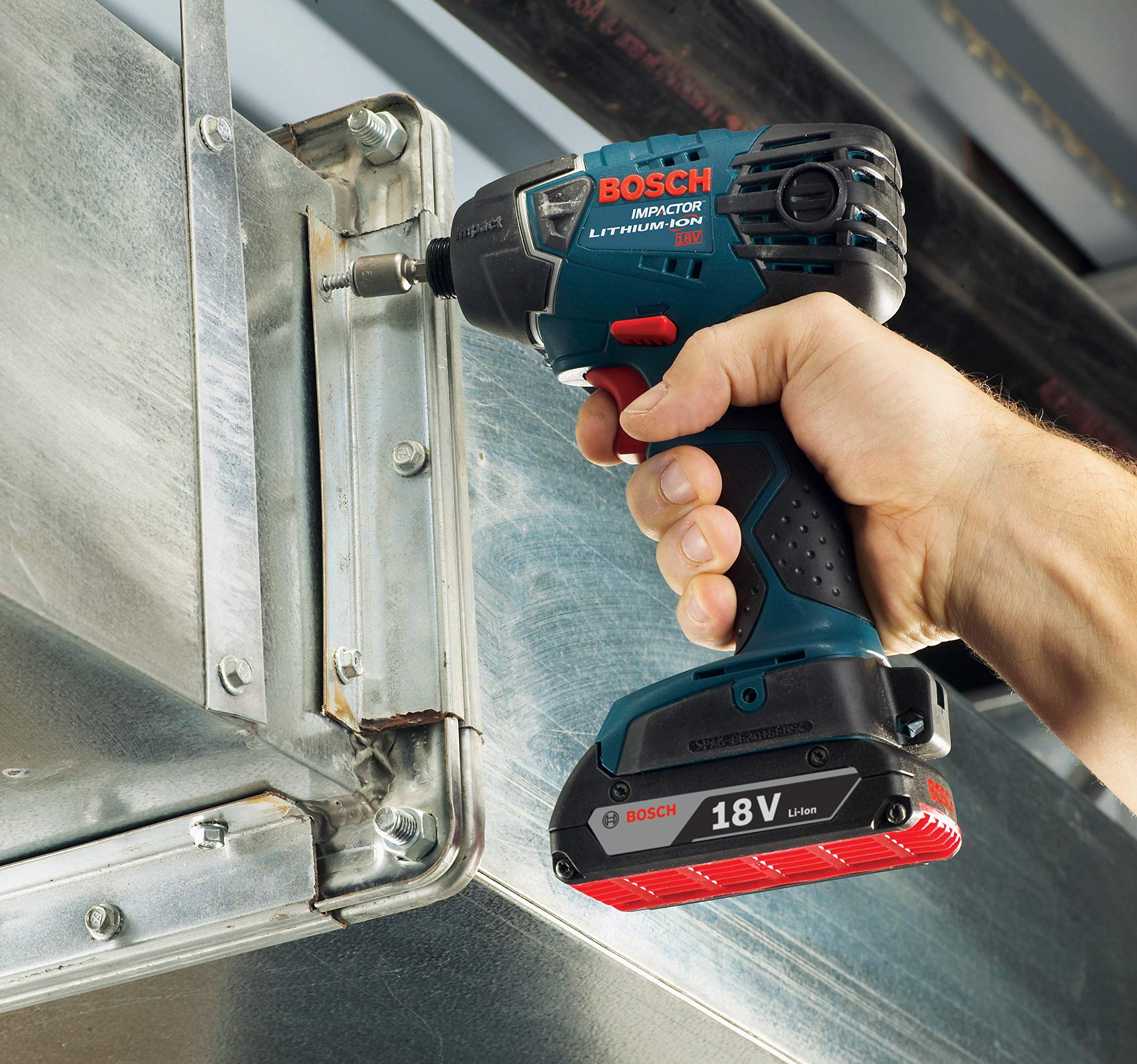 Bosch Power Tools Drill Set - CLPK232A-181 – 18-Volt Cordless Drill Driver/Impact Combo Kit with 2 Batteries, 18V Charger and Soft Carrying Case
