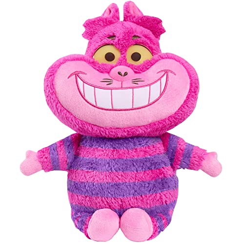 Just Play Disney Junior Alice’s Wonderland Bakery Chat & Glow Cheshire Ca tPlushie Stuffed Animal, Officially Licensed Kids Toys for Ages 3 Up