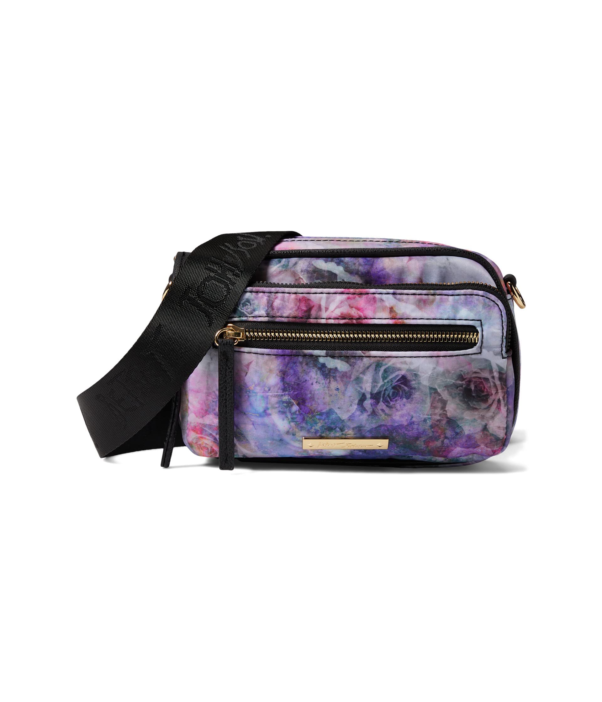 Betsey Johnson Remi Nylon Crossbody Floral Print One Size