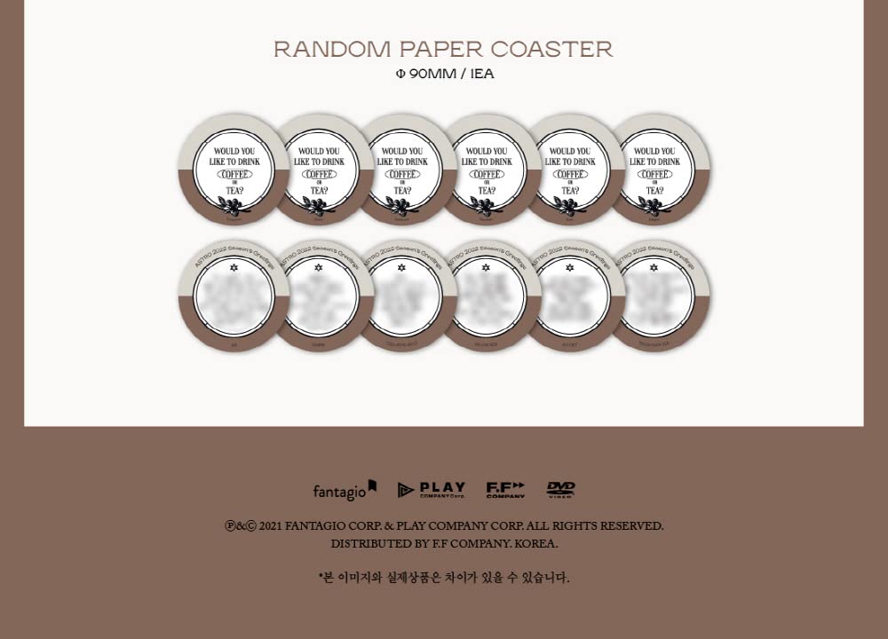 FANTAGIO ASTRO - 2022 SEASON'S GREETINGS+Extra Photocards Set (COFFEE ver.)