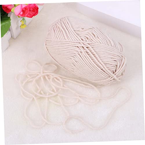 EXCEART Chunky Yarn Fuzzy Yarn Knitting Yarn Cone Thick Knitting Yarn Crochet Thread Line Doll Frosting Suite Soft Cotton Yarn for Knitting Yarn Soft Thick Yarn Acrylic Yarn Crochet Kit