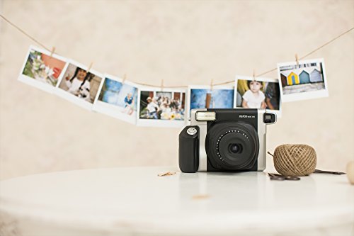 Fujifilm Instax Wide 300 Instant Film Camera (Black) (Renewed)