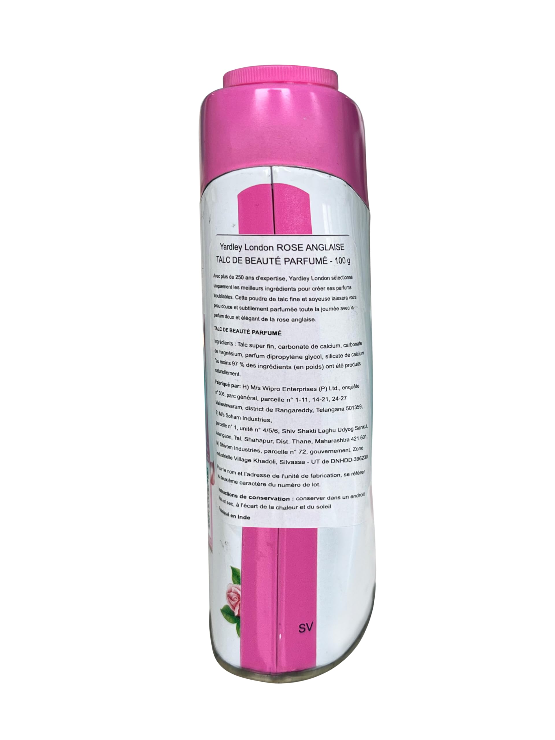 Yardley London English Rose Perfumed Deodorizing Talc Talcum Powder 100gm