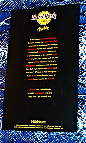 Hard Rock Cafe Barbie Doll 2005 Mattel #J0963