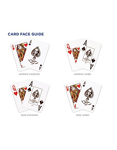KEM Arrow Black and Gold, Bridge Size- Standard Index Playing Cards (Pack of 2), Arrow Black/Gold