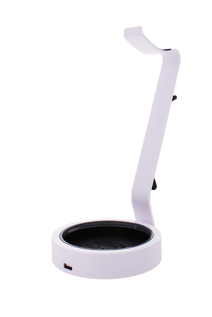 Cable Guys Powerstand - Docking Station for Cable Guys, Phone and Controller Holder, with Headphone Cradle Gaming Accessory - White (PS5///)