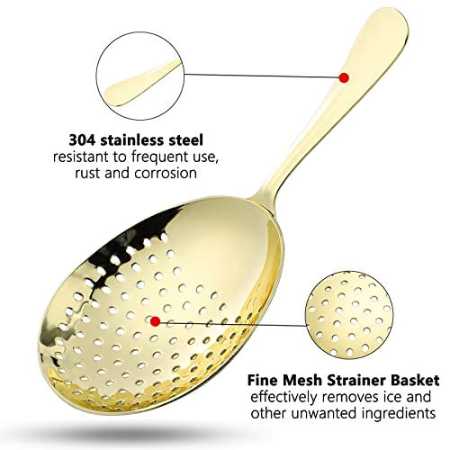 cocktail strainer,bar strainer,julep strainer,cocktail strainer for drinks,for Standard Cocktail Mixing Glass or Cocktail Shaker β Stainless Steel Strainer for Commercial or Home Bar