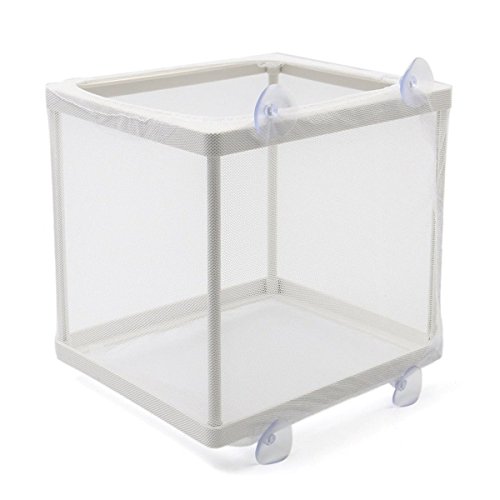 White Nylon Mesh Fish Fry Hatchery Breeder Box Separation Net by XMHF
