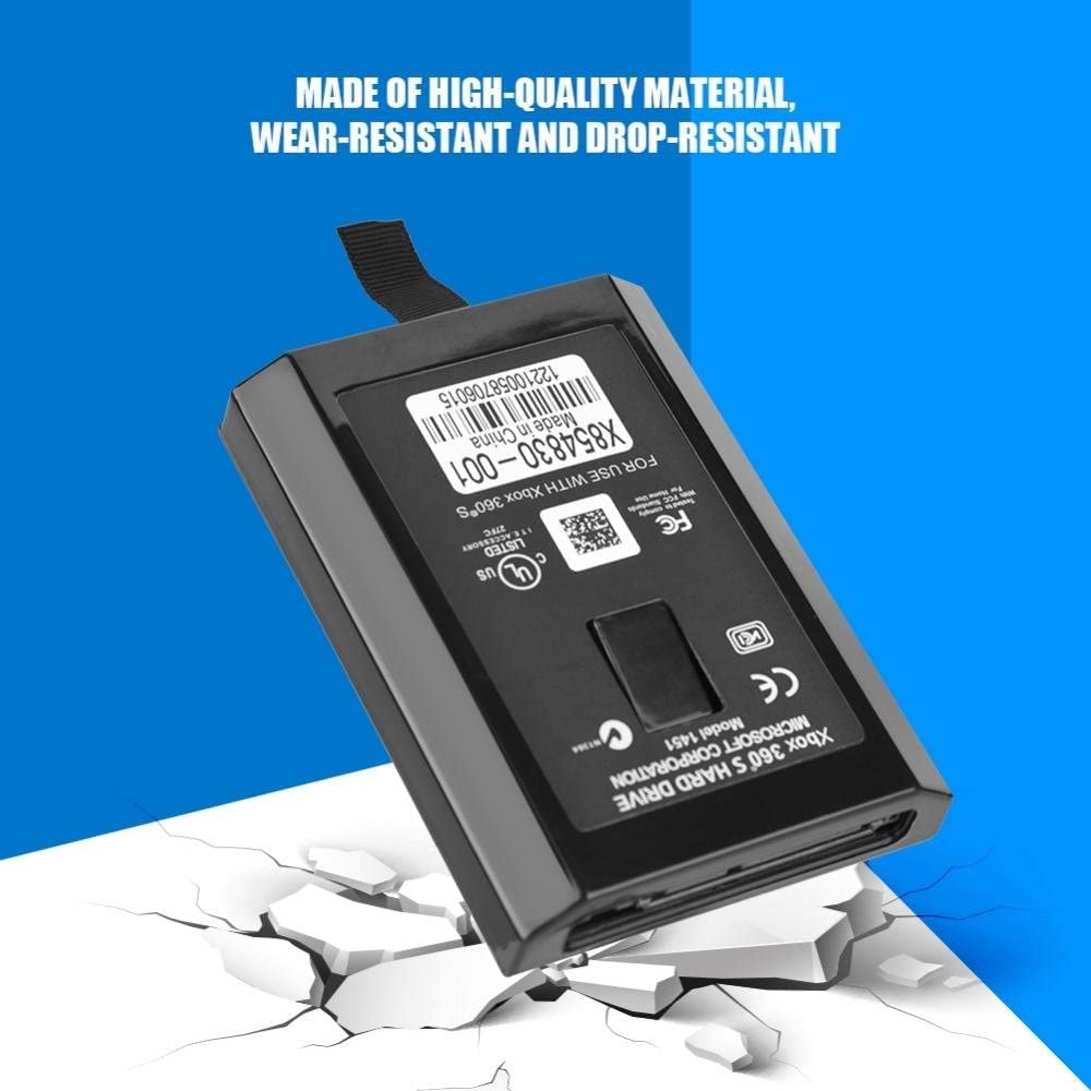 HDD Slim Internal 120GB/250GB Hard Drive Disk for Xbox 360 Black (250GB)