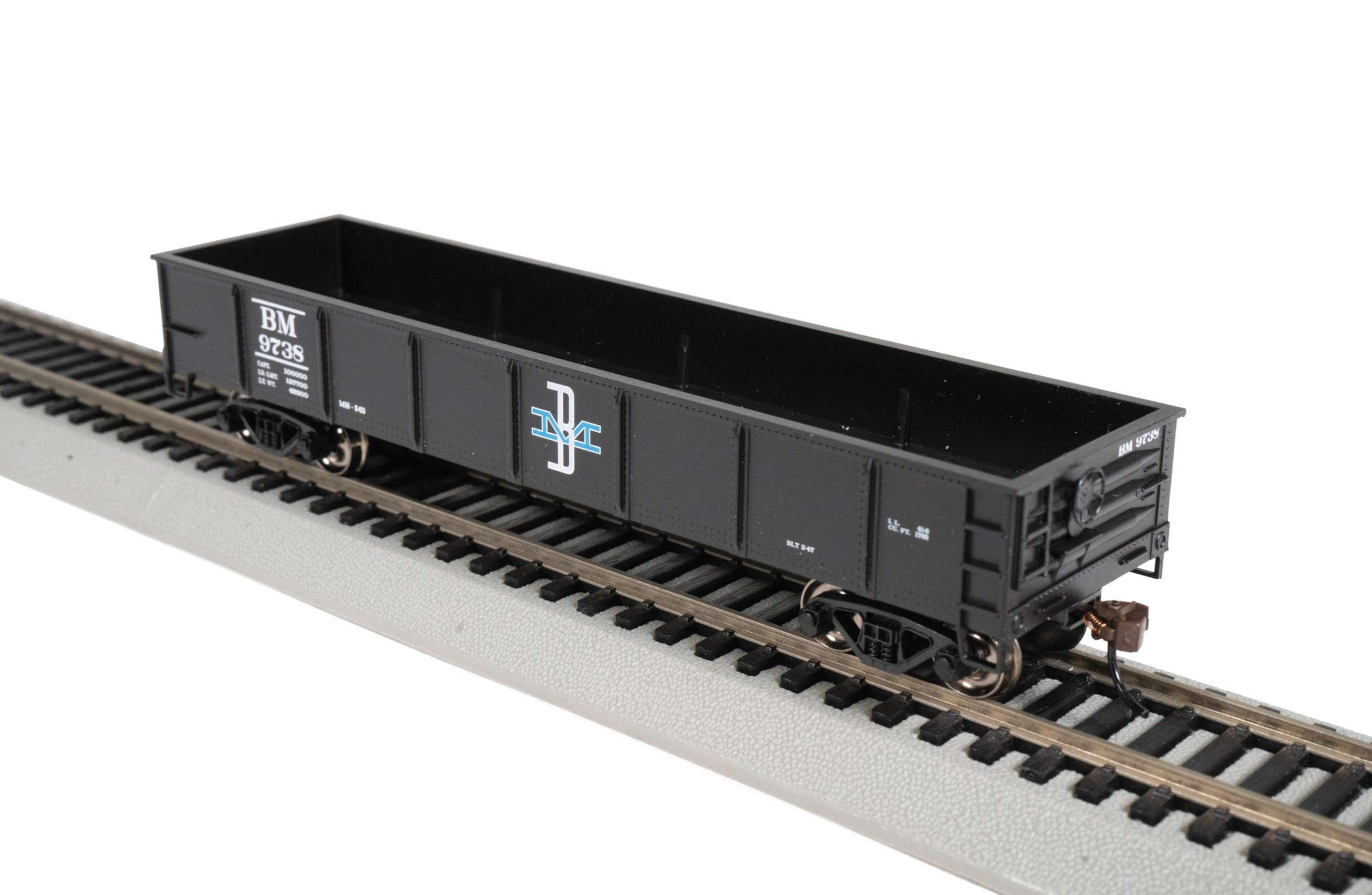 Bachmann Trains - 40' Gondola - Boston & Maine #9738 - HO Scale