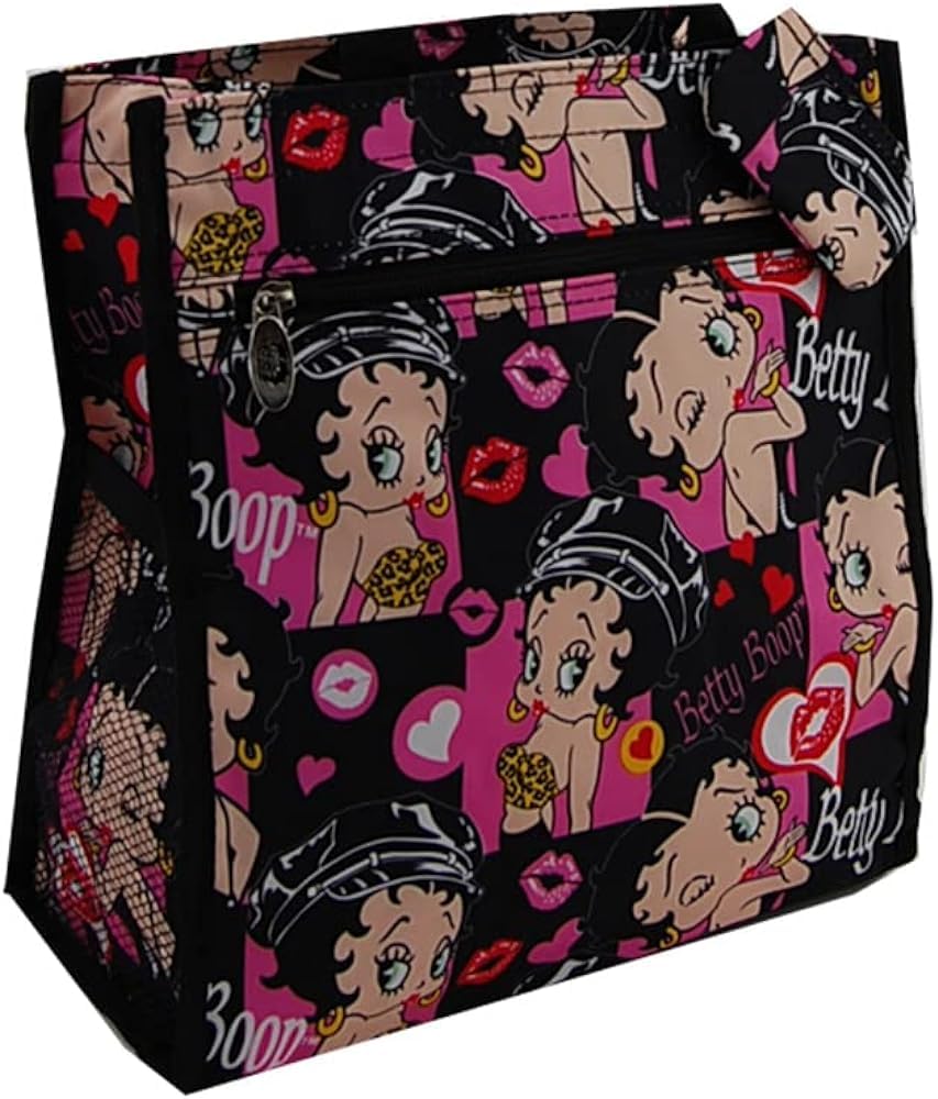 Betty Boop Medium Shopper Bag (Multi w/Key Ring)