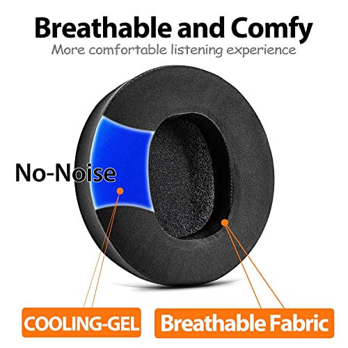 Earpads Compatible with LS31 LS41 LS35X LS50X Headset with Microphone Foam I Replacement Ear Cushion (Cooling Gel Fabric)