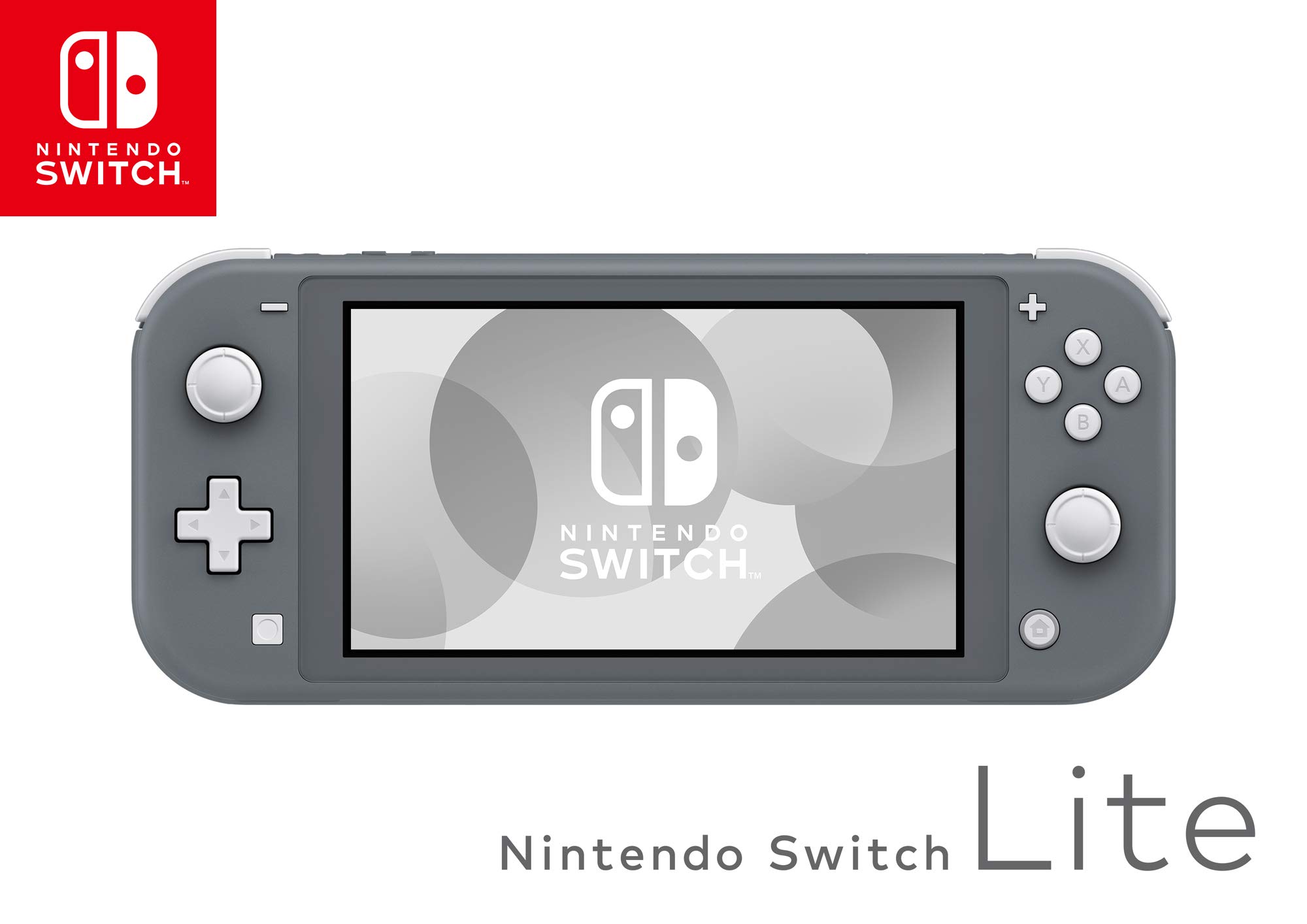 Nintendo Newest Switch Lite - 5.5" Touchscreen Display, Built-in Plus Control Pad, Built-in Speakers, 802.11ac WiFi, Bluetooth 4.1 - Gray