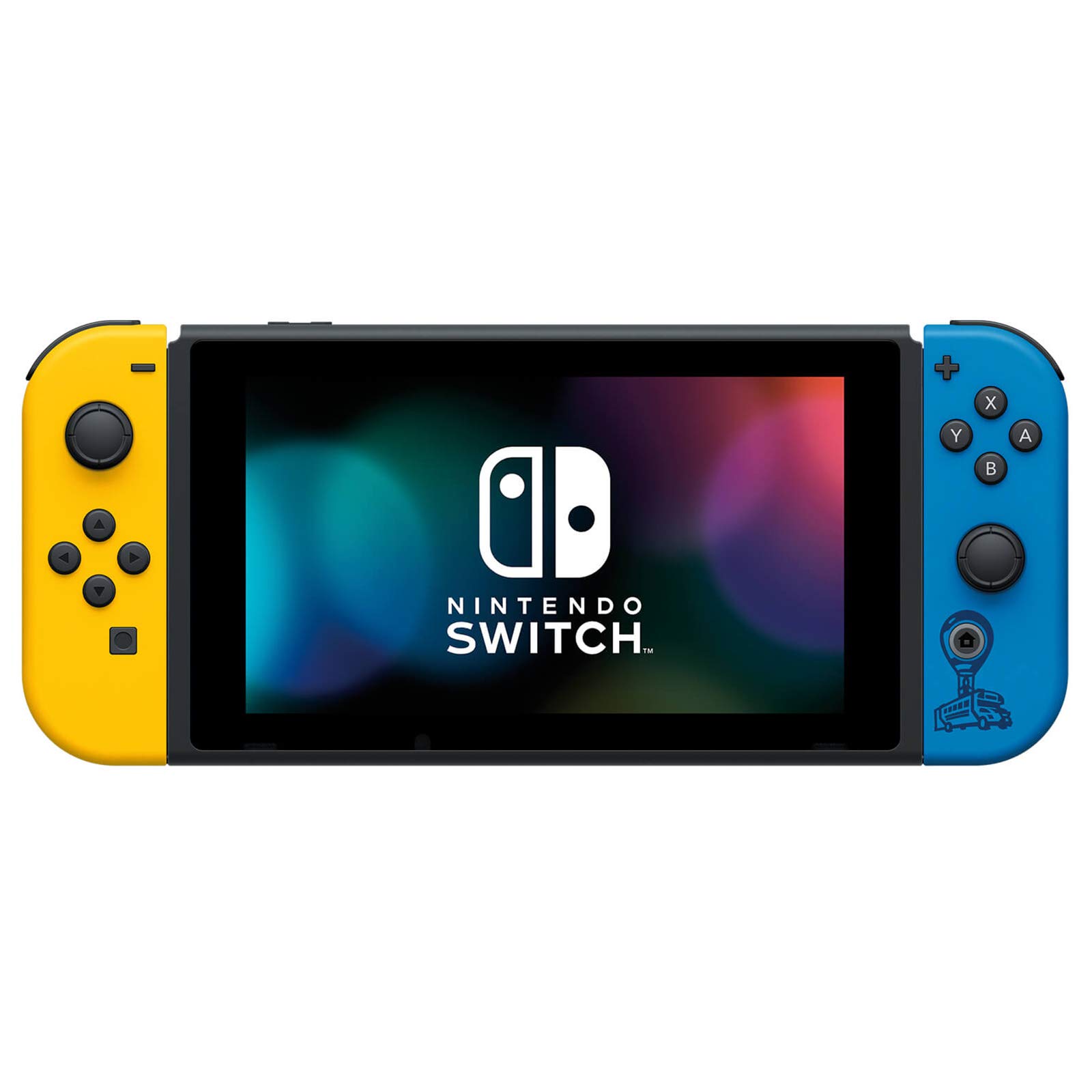 Nintendo Switch Fort nite Wildcat Edition with Yellow and Blue Joy-Con - 6.2" Touchscreen LCD Display, 32GB Internal Storage, 802.11AC WiFi, Bluetooth 4.1, Type-C - 7-in-1 Carrying Case