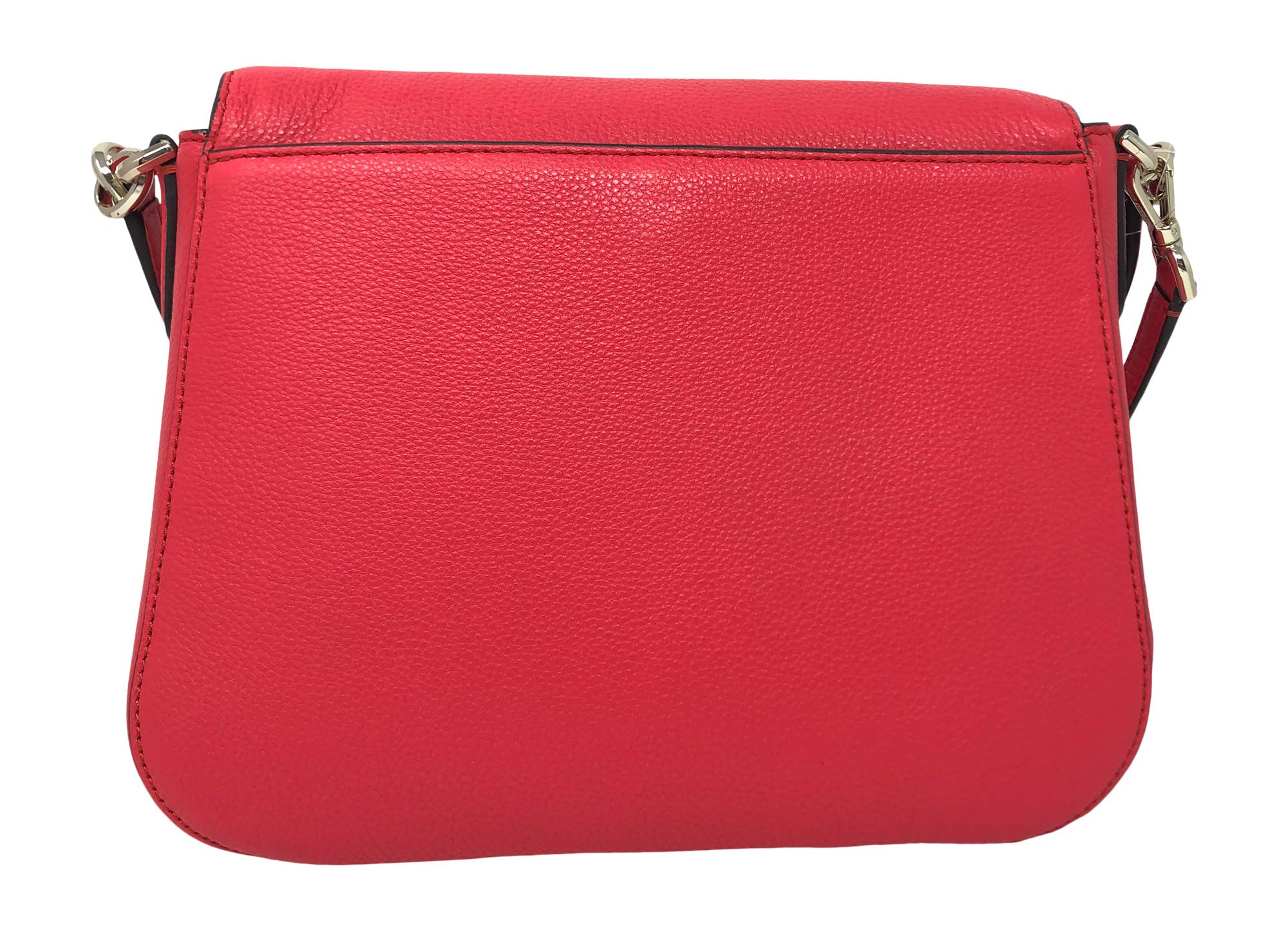 kate spade new york Jackson Soft Pebbled Leather Medium Flap Shoulder bag (Stop Light)