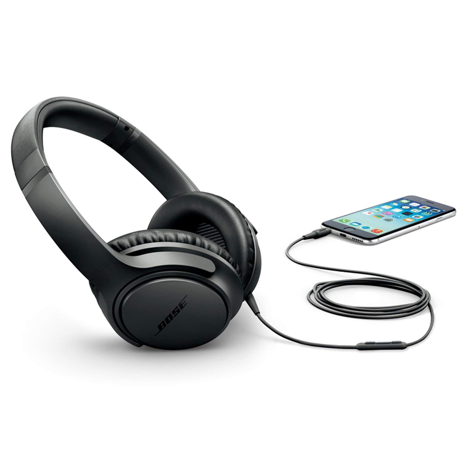 Bose SoundTrue around-ear headphones II - Compatible with Apple devices, Charcoal(Renewed)