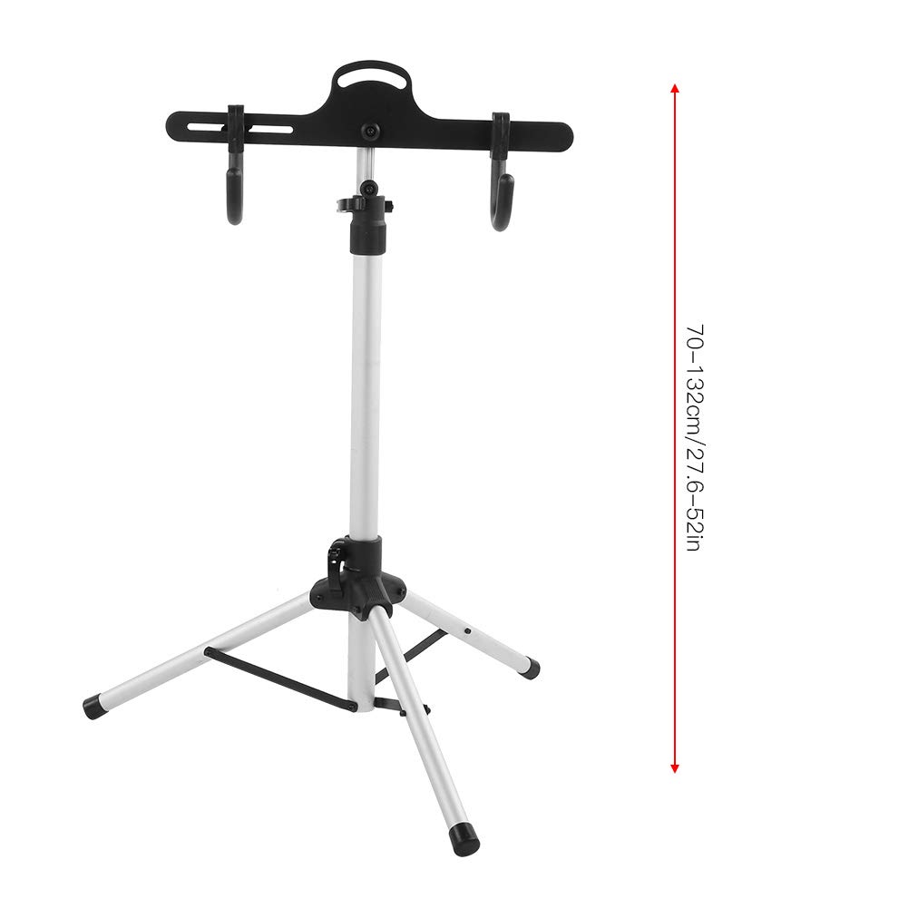 Beaswhca Non-Slip Solid Triangle Bike Hangers Bracket Repair Rack Adjustable Display Rack Parking Road Bike Hangers