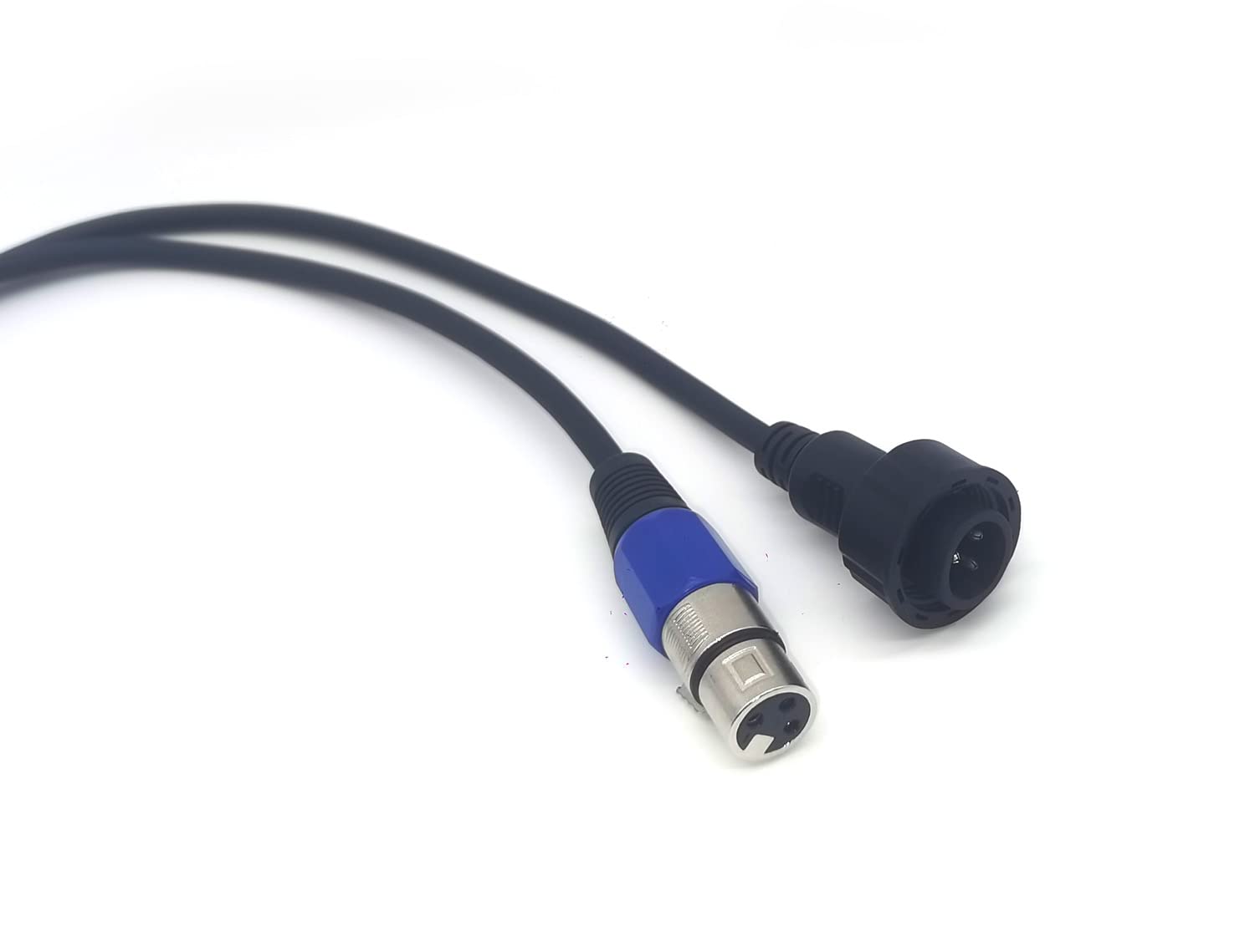 Boulder IP Power Extension Cables DMX Extension Cables Adapter Cables for IP par Lights, LED bar, Other IP Lights (Iron Female DMX to IP Male DMX Adapter Cable)