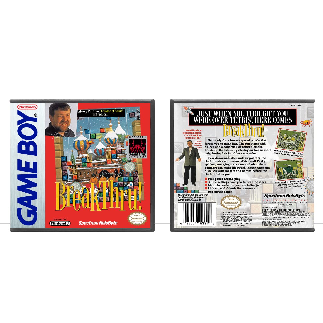 BreakThru! | (GB) Game Boy - Game Case Only - No Game