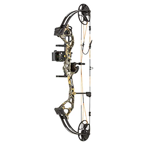 Bear Archery Royale Ready to Hunt Compound Bow Package for Adults and Youth, Right Hand, Realtree Edge