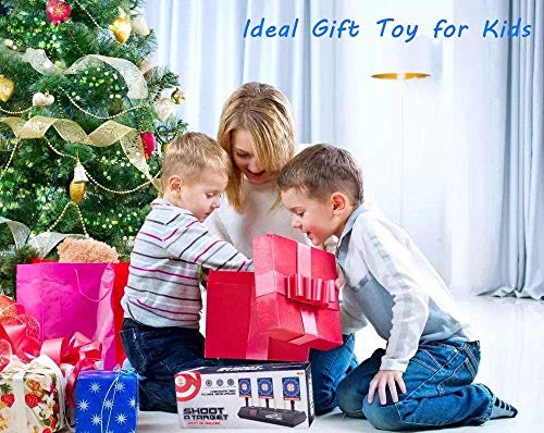 Electronic Shooting Target for Nerf Guns, Auto Reset Digital Scoring Targets for Shooting for Kids, Ideal Toys for 3 4 5 6 7 8 9 10+ Year Old Boys and Girls, Stocking Stuffers for Kids
