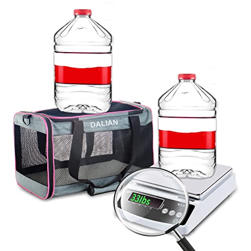 DALIAN Dog Soft-Sided Carriers, Airline Approved Pet Carrier for Travel, Maximum Pet Weight 18 Pounds