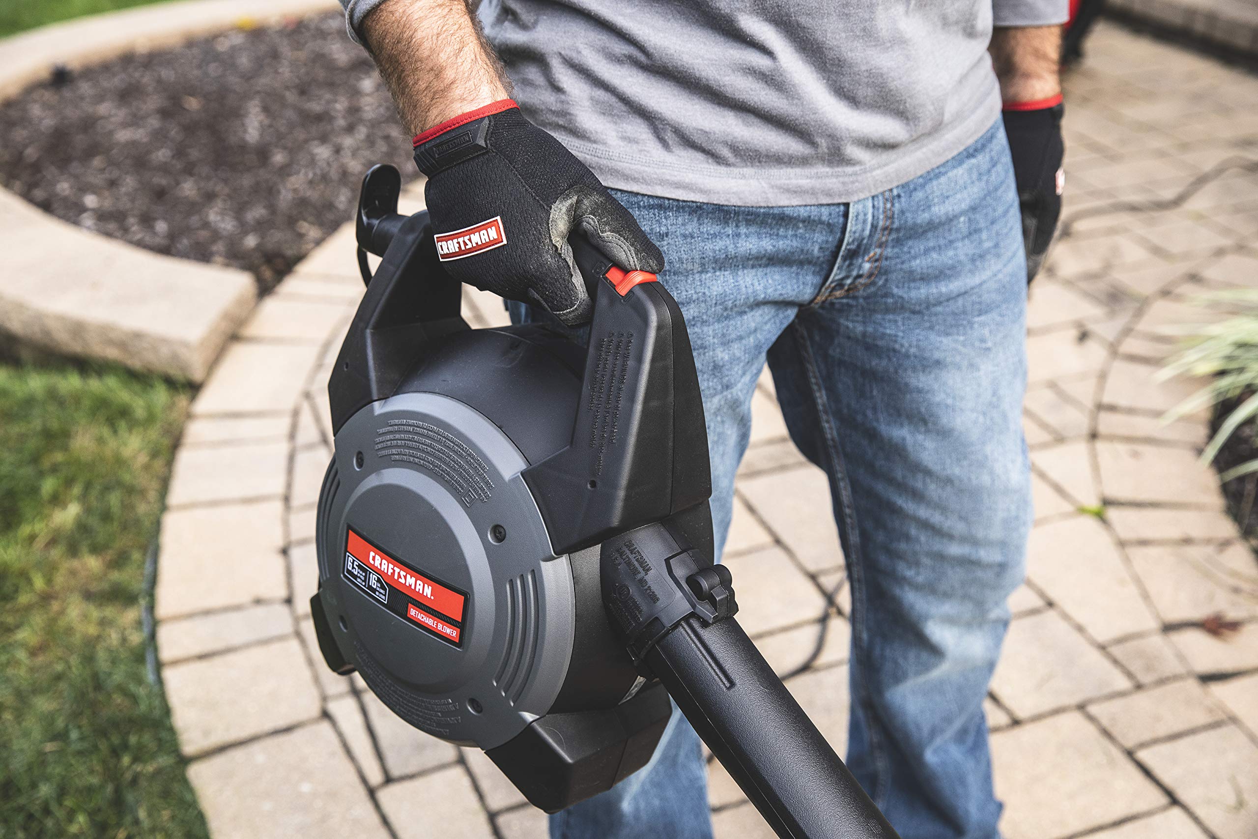CRAFTSMAN CMXEVBE17607 16 Gallon 6.5 Peak HP Wet/Dry Vac with Detachable Leaf Blower, Heavy-Duty Shop Vacuum with Attachments