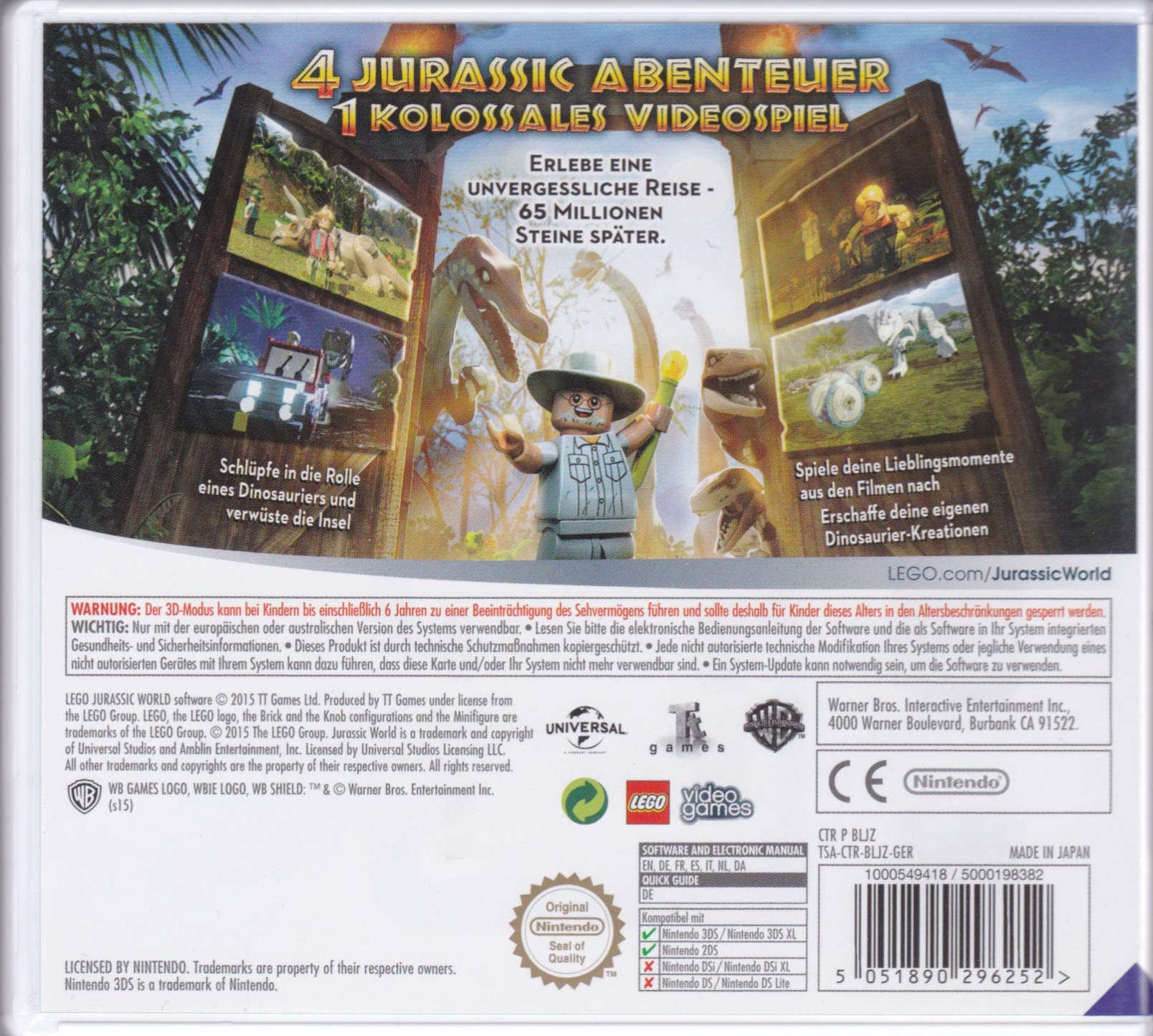 LEGO Jurassic World (Nintendo 3DS)