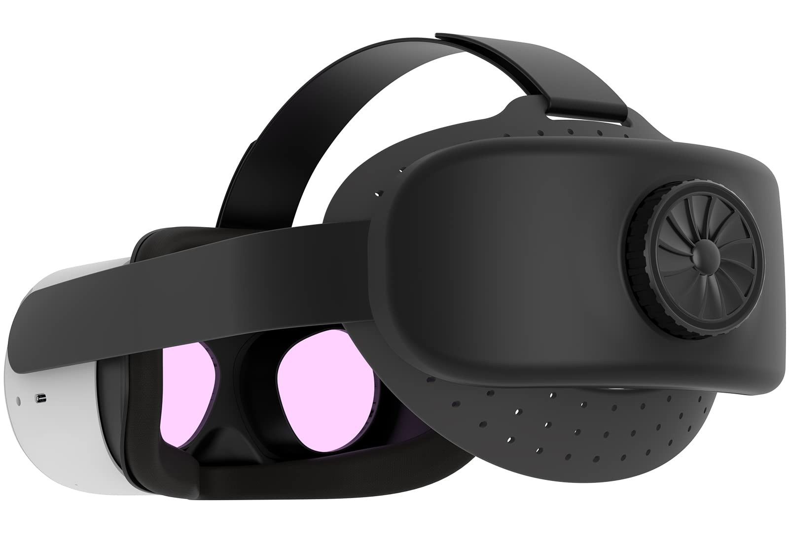 BUSQUEDA Elite Strap for Oculus Quest 2, Lightweight & Comfortable Replacement Accessories for Meta Quest 2 Head Strap,Enhanced Support in VR (Black)